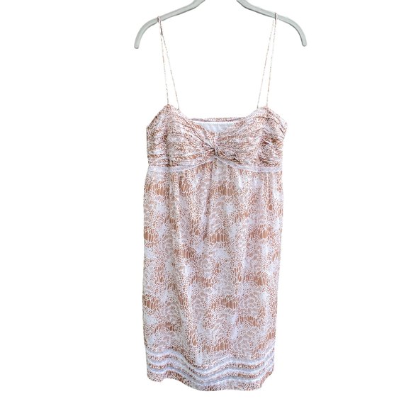 LOFT | Dresses | Loft Printed Cotton Sundress Lace Trim | Poshmark